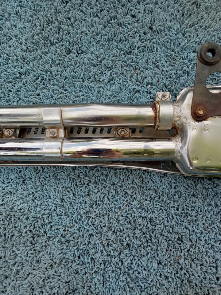 1970 1971 Honda CL450 CL 450 Exhaust System Shields & Support Brackets ...