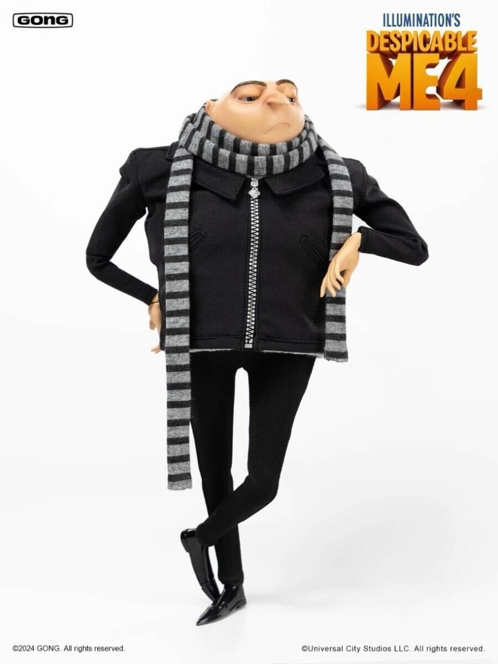 POP MART X Gong Studio 1/8 Despicable Me 4 Gru Action Figure | eBay