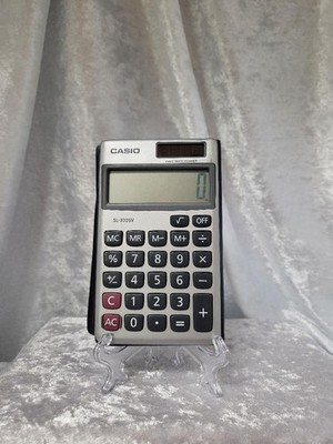Vintage Casio SL-300SV Pocket Calculator with Protective Cover – Solar ...