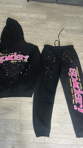 Sp5der V2 Black Full Set Hoodie And Sweatpants Size Small Brand New ...