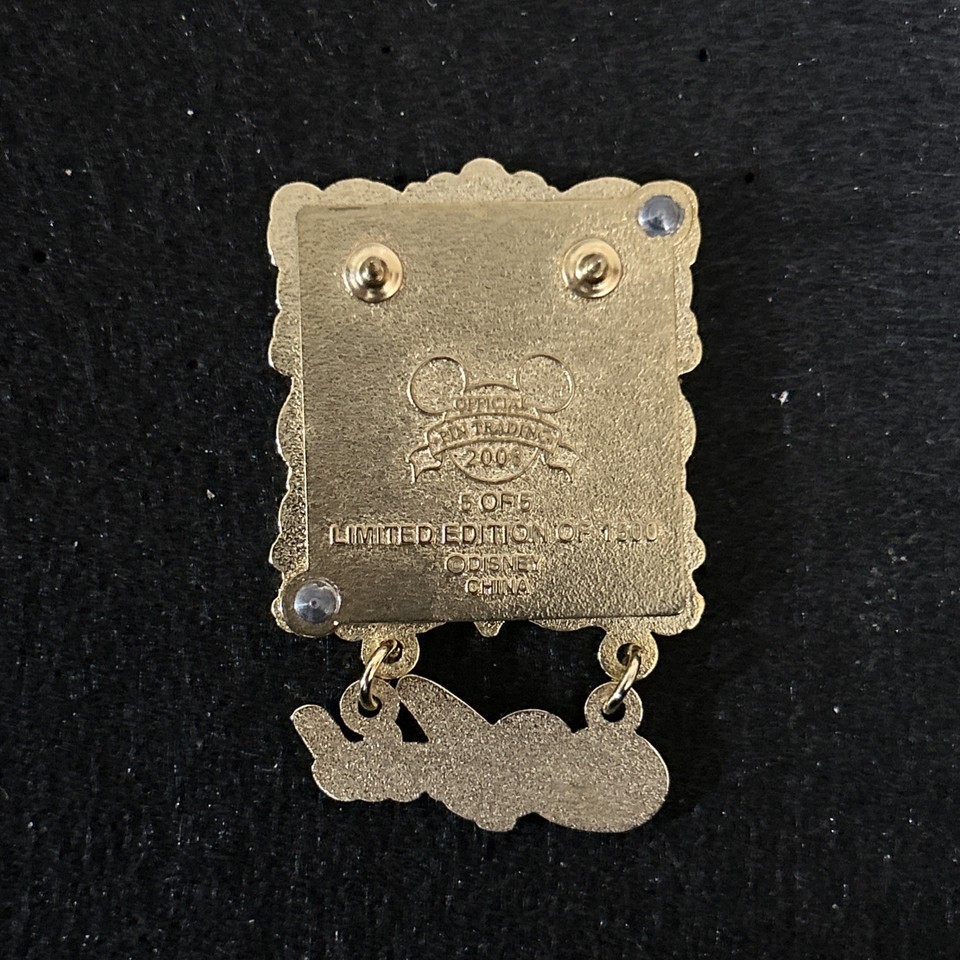 Disney Gold Card Princesses & Horses Ariel Little Mermaid Dangle Pin LE ...