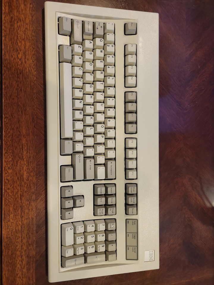 Vintage IBM AT (Silver Label) Model M, Clicky Keyboard, P/N 1390131 | eBay