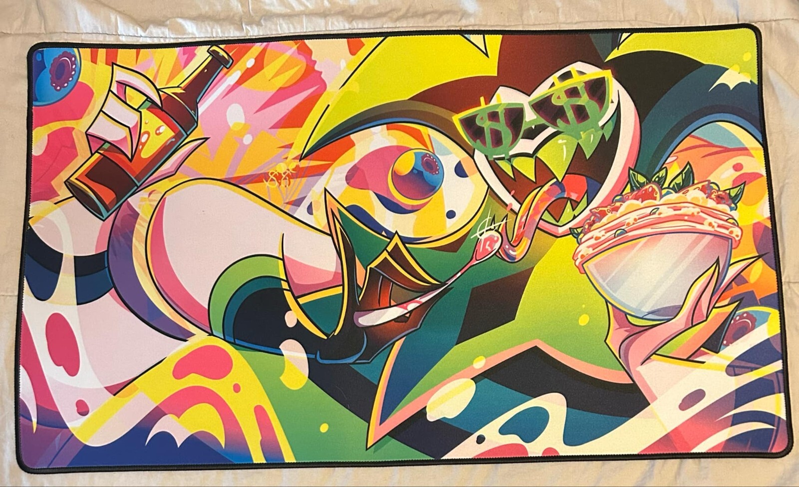 2024 Helluva Boss Summer Mammon Official Mistake Playmat Vivziepop | eBay