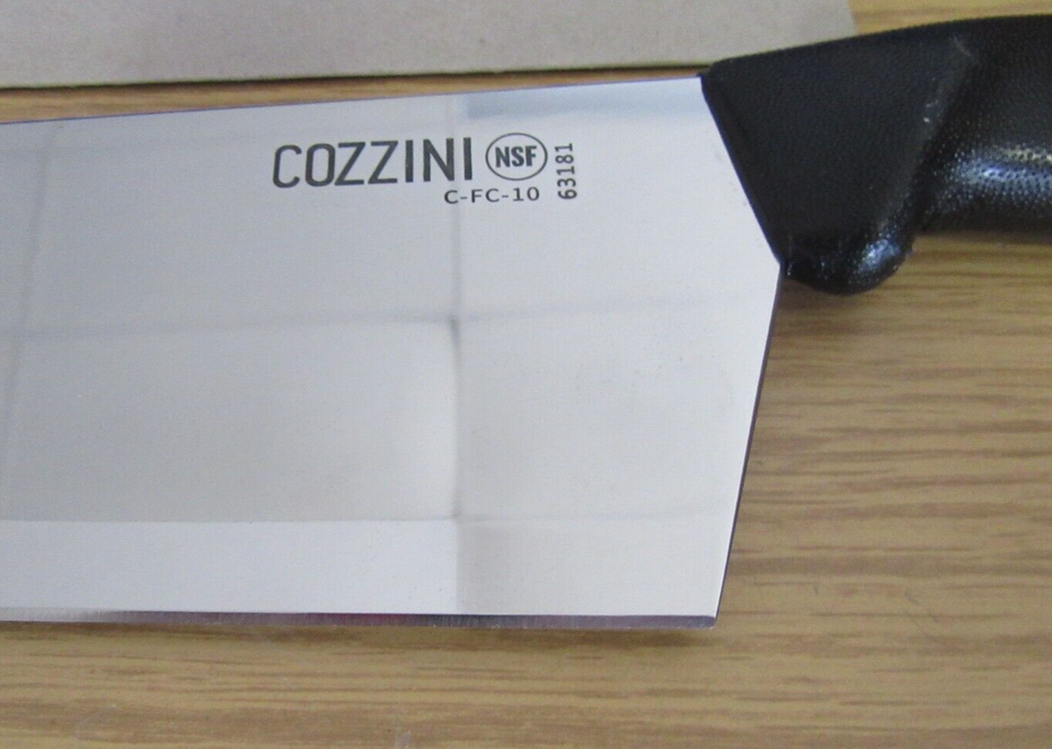 NEW Cozzini NSF 10" Chef Knife Razor Sharp Commercial Kitchen Cutlery ...
