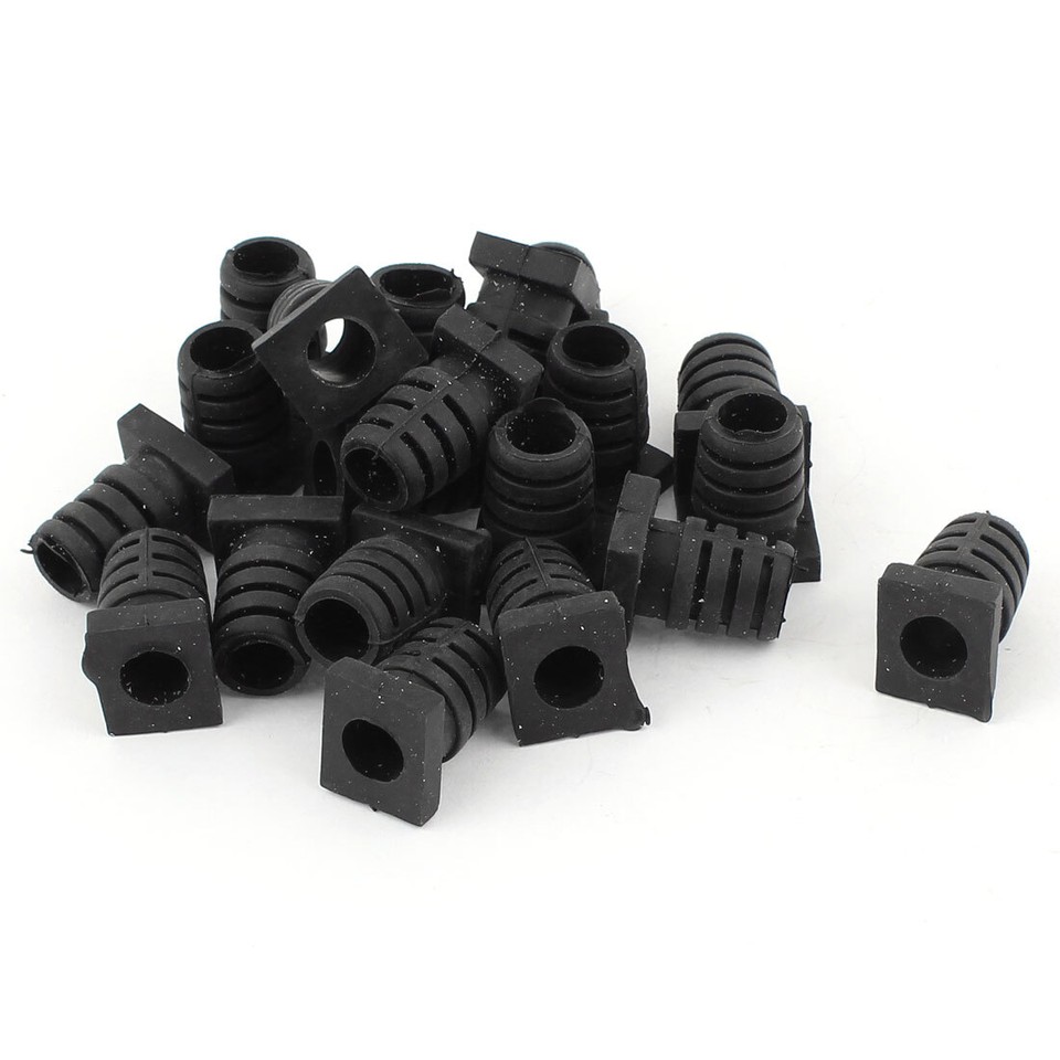 20pcs 19x10x7mm Strain Relief Cord Boot Cable Sleeve Protector for ...