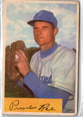 1954 Bowman Baseball #218 Preacher Roe VG | eBay