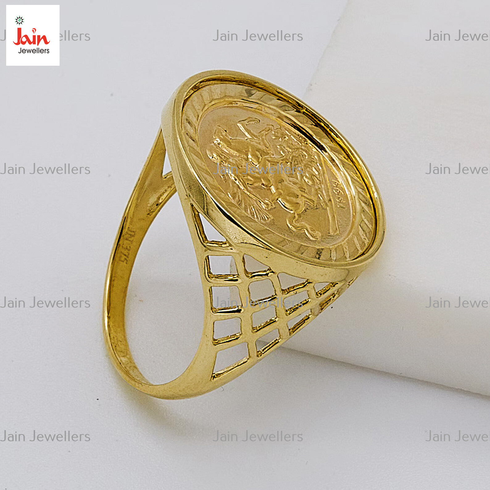 18 Kt, 22 Kt Real Gold St George Sovereign Classic Coin Dragon Slayer ...