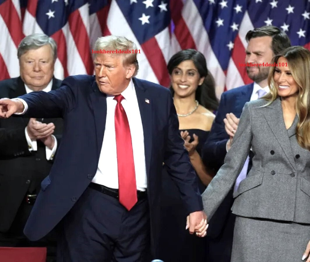 PRESIDENT Donald Trump Photo 4x6 Melania Election Night Party 2024 ...
