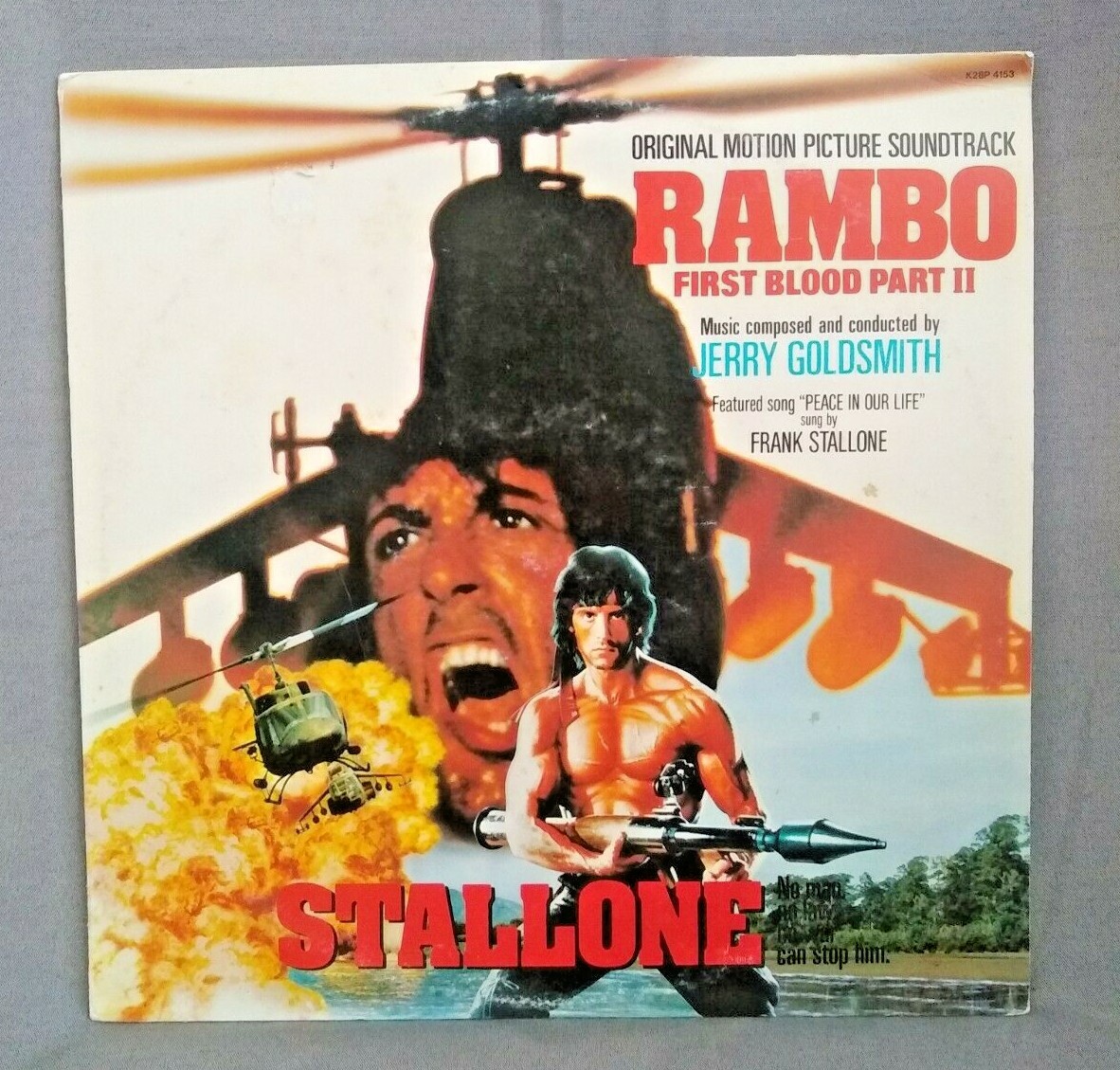 Rambo First Blood Original Movie Soundtrack Vinyl Record Album LP 1982 ...