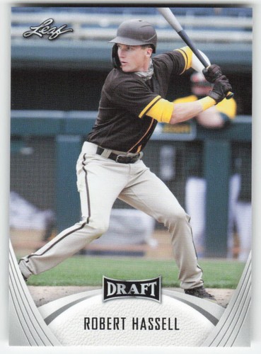 2021 Leaf Draft #17 Robert Hassell San Diego Padres 1436 | eBay