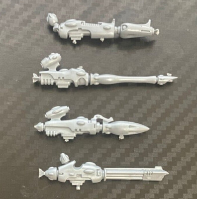 warhammer 40k - x4 mixed craftworld eldar heavy ranged weapons, unused. | eBay