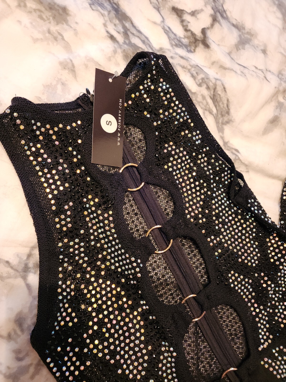 Lingerie - Posh By V Misha Crystal Jumpsuit - Sz Small - NWT | eBay