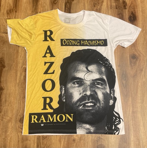 Rare WWF WWE 2018 Razor Ramon Oozing Machismo Retro Remake T-Shirt XXL ...