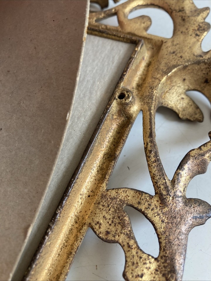 Antique Decorative Gilt Brass Easel Frame Rococo Art Nouveau Style ...