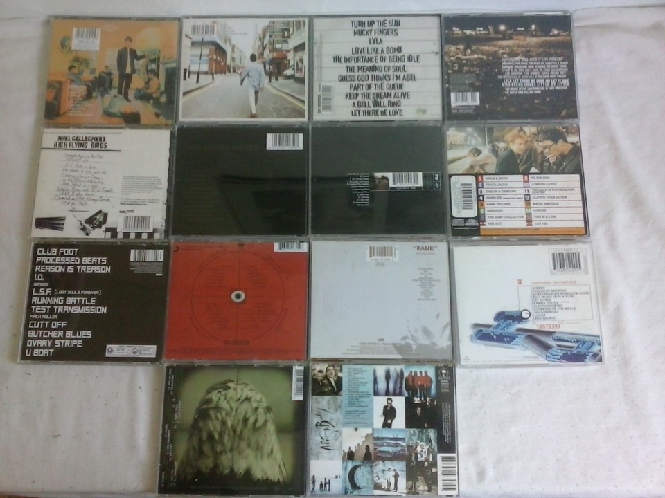 OASIS/STONE ROSES/THE VERVE/BLUR/KASABIAN/SMITHS/RADIOHEAD/U2 - 15 CD ...