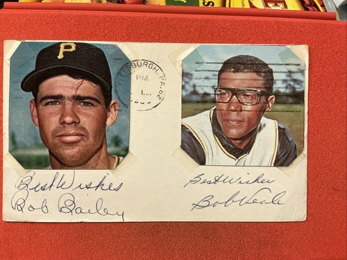 Bob Bailey and Bob Veale 🔥🔥MLB: 1960’s Pittsburgh Pirates 🔥🔥Unique/Rare ...