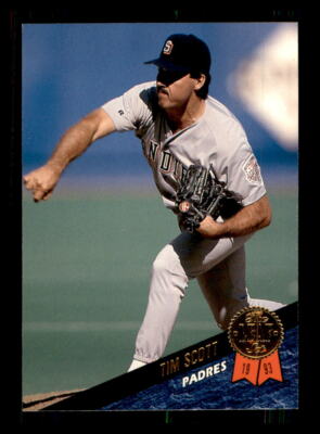 1993 BASEBALL 1993 Leaf Tim Scott San Diego Padres #174 1 | eBay
