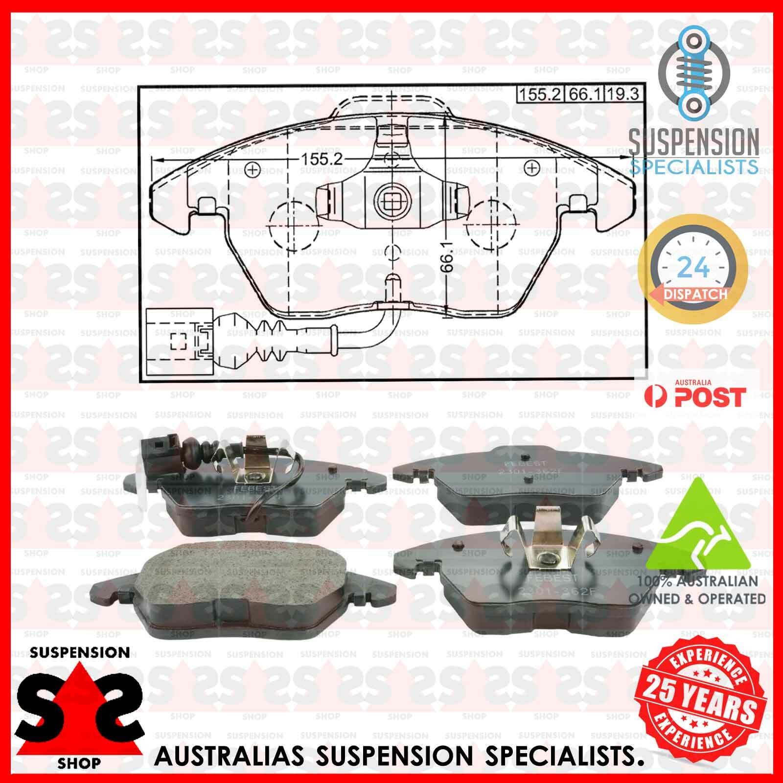 Front Axle Brake Pad Set, Disc Brake Suit AUDI A1 Sportback (8Xa, 8Xf ...