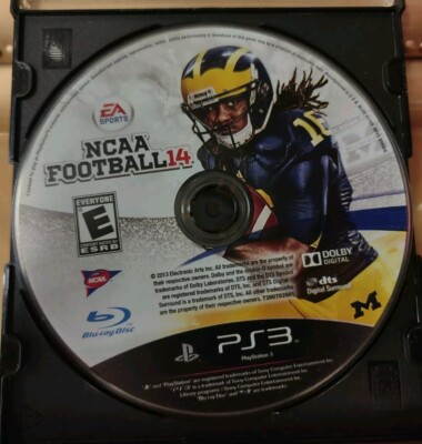 NCAA Football 14 PlayStation 3 PS3 Disc Only Tested Working Good ...