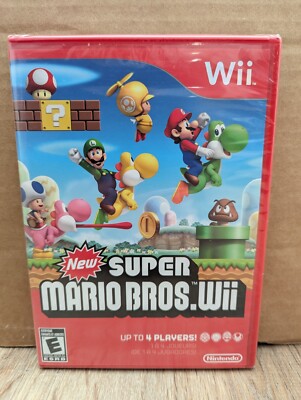 New Super Mario Bros. Wii (Nintendo Wii, 2009) Red Case 45496901738| eBay
