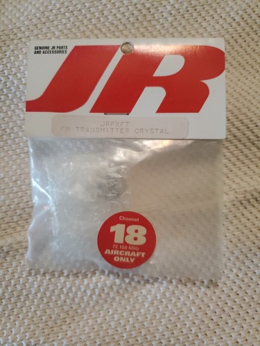 VINTAGE RC JR RADIO FM TRANSMITTER CRYSTAL JRPXFT18 CHANNEL 72.150mhz ...