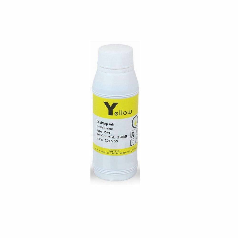 250 ml (10 oz) Premium yellow refill ink for all hp epson eco tank ...