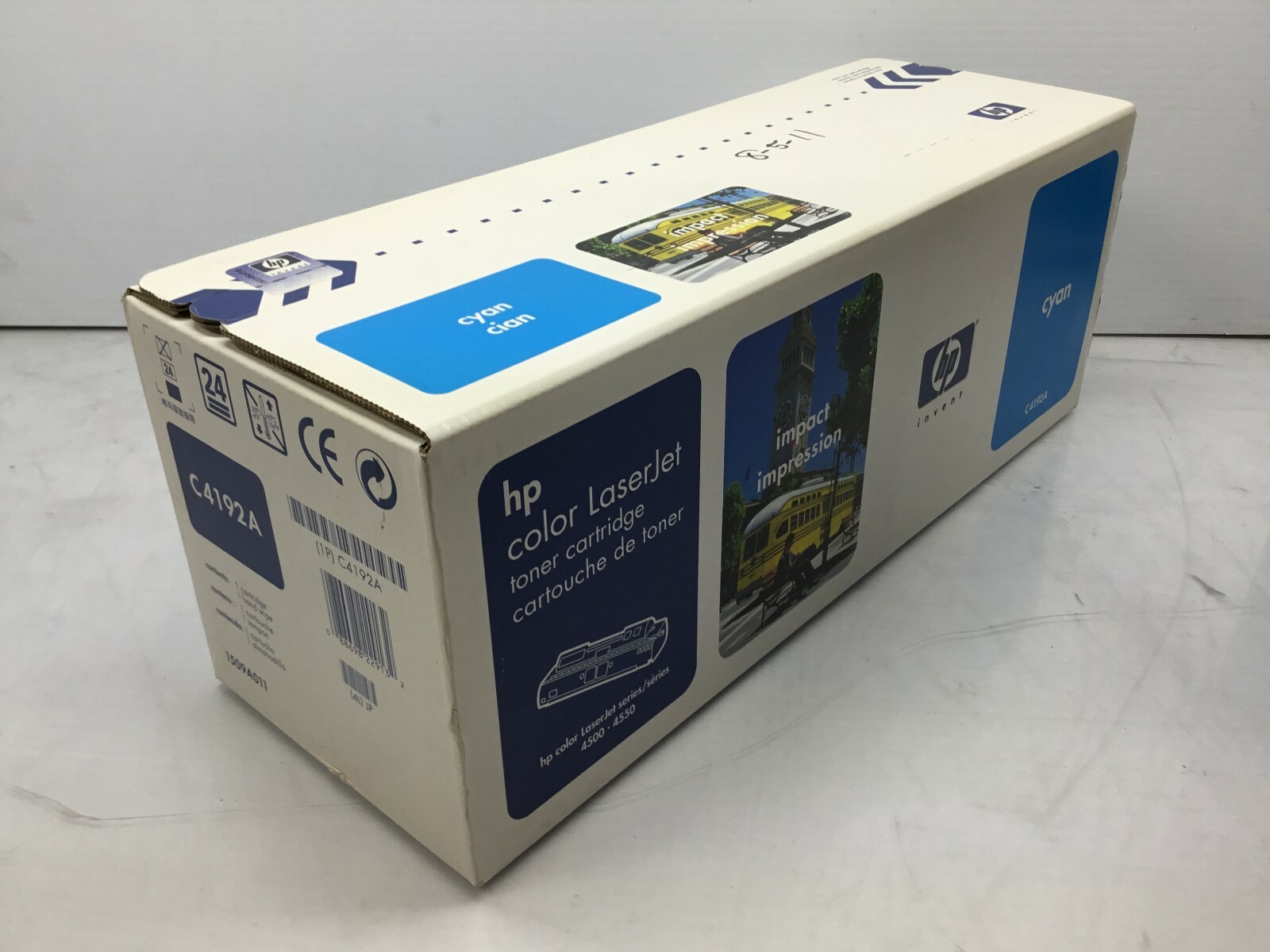 Genuine HP C4192A Cyan Toner Cartridge Factory Sealed 1509A011 | eBay