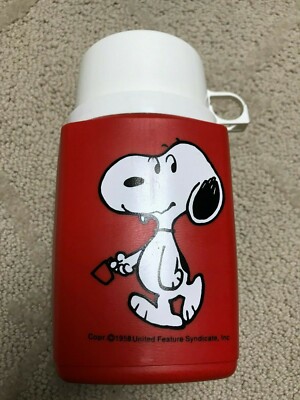 PEANUTS SNOOPY THERMOS 1973 NEW | eBay
