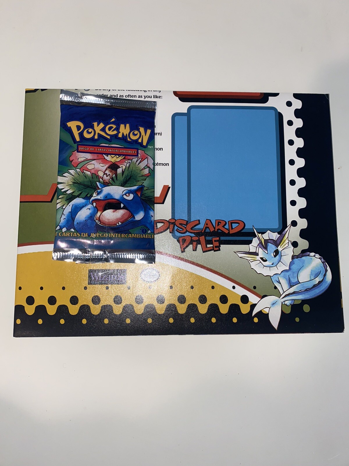 Pokémon Spanish 1st Edition Base Set Booster Pack-Venusaur Artwork ...