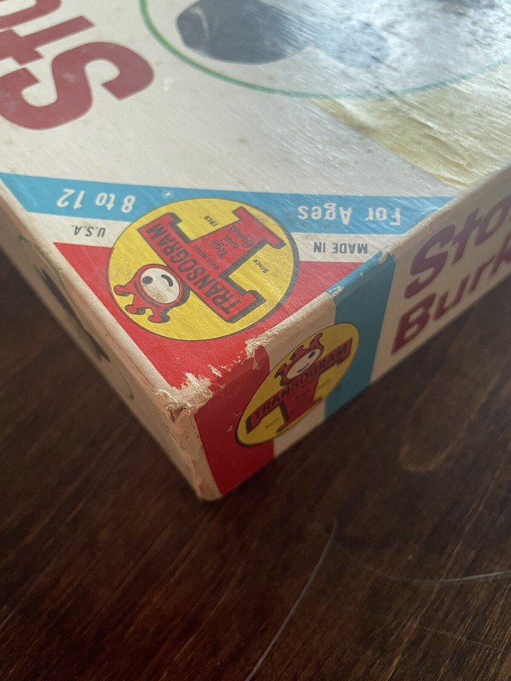 Stoney Burke Rodeo Circuit Game 1963 Transogram Board Vintage Western ...