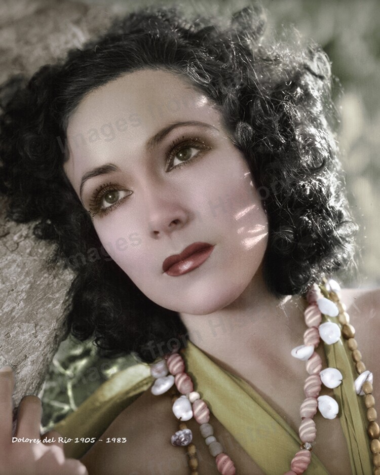 8x10 Print Dolores Del Rio Beautiful Colorized Portrait #2352 | eBay
