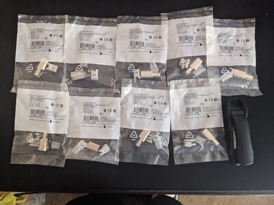 Siemon ZP1-6AS-01S CPR, RJ45, ZPLUG, SHLD, 6A, BLK LTCH, Z-Tool Include ...