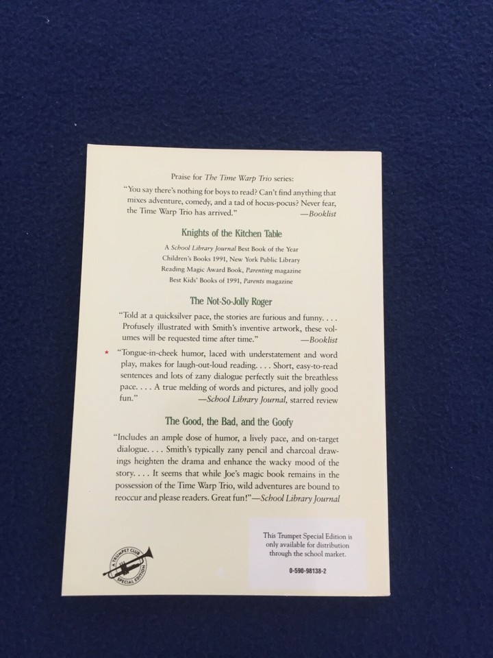 Time Warp Trio: Your Mother was a Neanderthal by Jon Scieszka | eBay