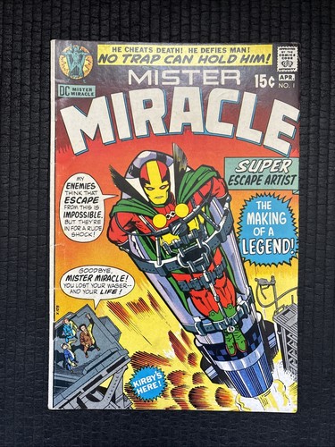 Mister Miracle #1🔥🔥🔥1st Mister Miracle! DC Comics 1971 DCEU! | eBay