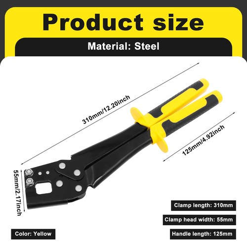 Steel Metal Bolt Pliers Tight Bite Metal Bolt Crimping Tool One Hand ...