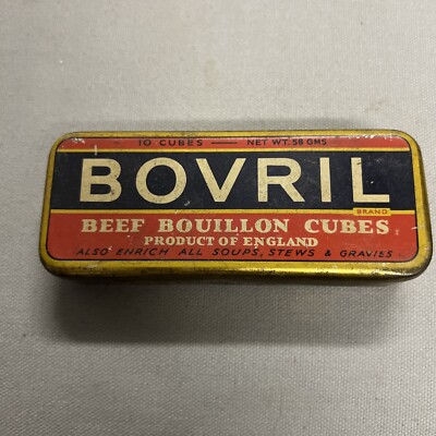 Vintage London England Novril Beef Bouillon Cubes Tin | eBay