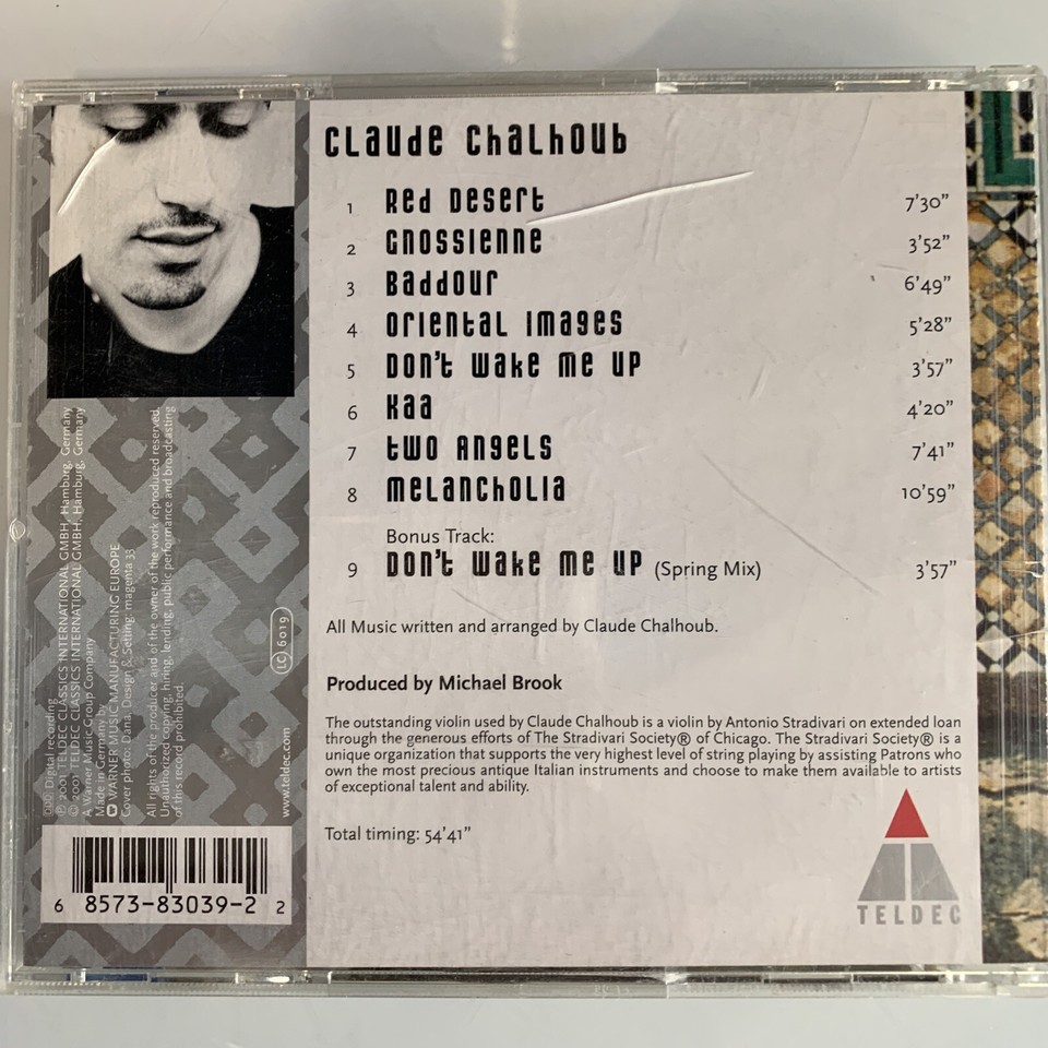 Claude Chalhoub by Claude Chalhoub (CD, Jul-2001, Elektra (Label ...