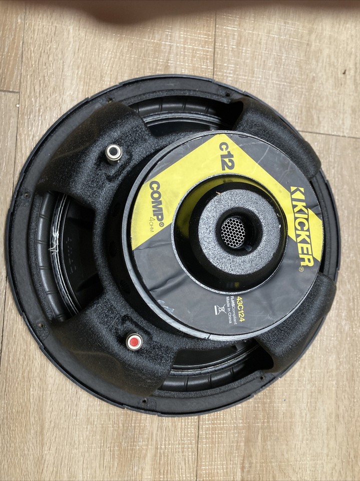 Kicker 12" 800 Watt CompVR 4 Ohm Sub Woofer Car Audio Power Subwoofer ...