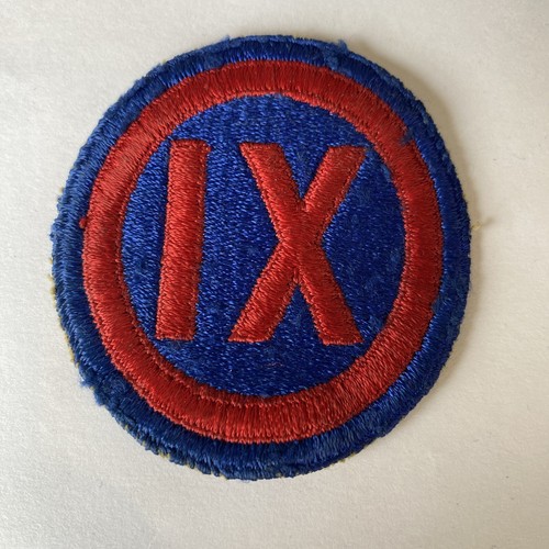 Authentic WWII WW2 US Army 9th Corps Patch Pacific Theater Made | eBay