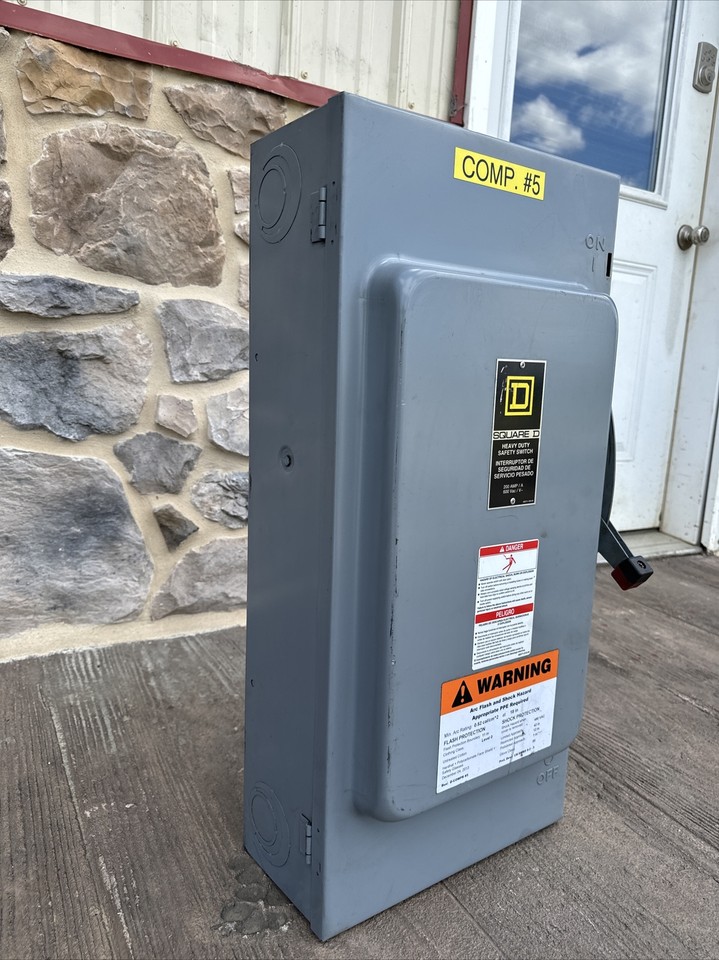 Square D Heavy Duty Safety Switch 200 Amp 600Vac K-11 | eBay