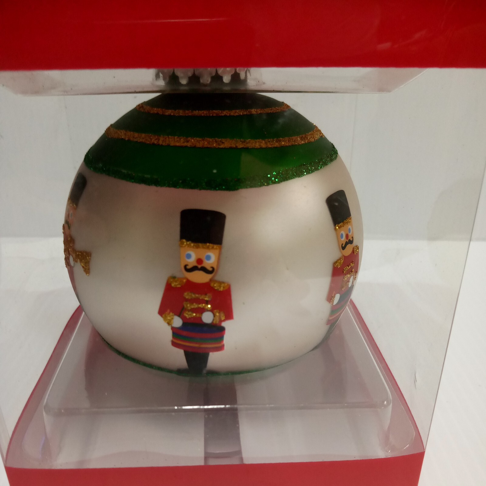 FAO Schwarz Large Glass Ball Christmas Ornament 2014 Toys R Us (FC 76/2 ...