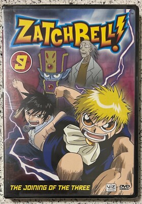 Zatch Bell! Vol 9 The Joining of The Three New Anime DVD Viz Media ...