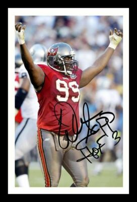 Warren Sapp - Tampa Bay Buccaneers Autograph Signed & Framed Photo | eBay