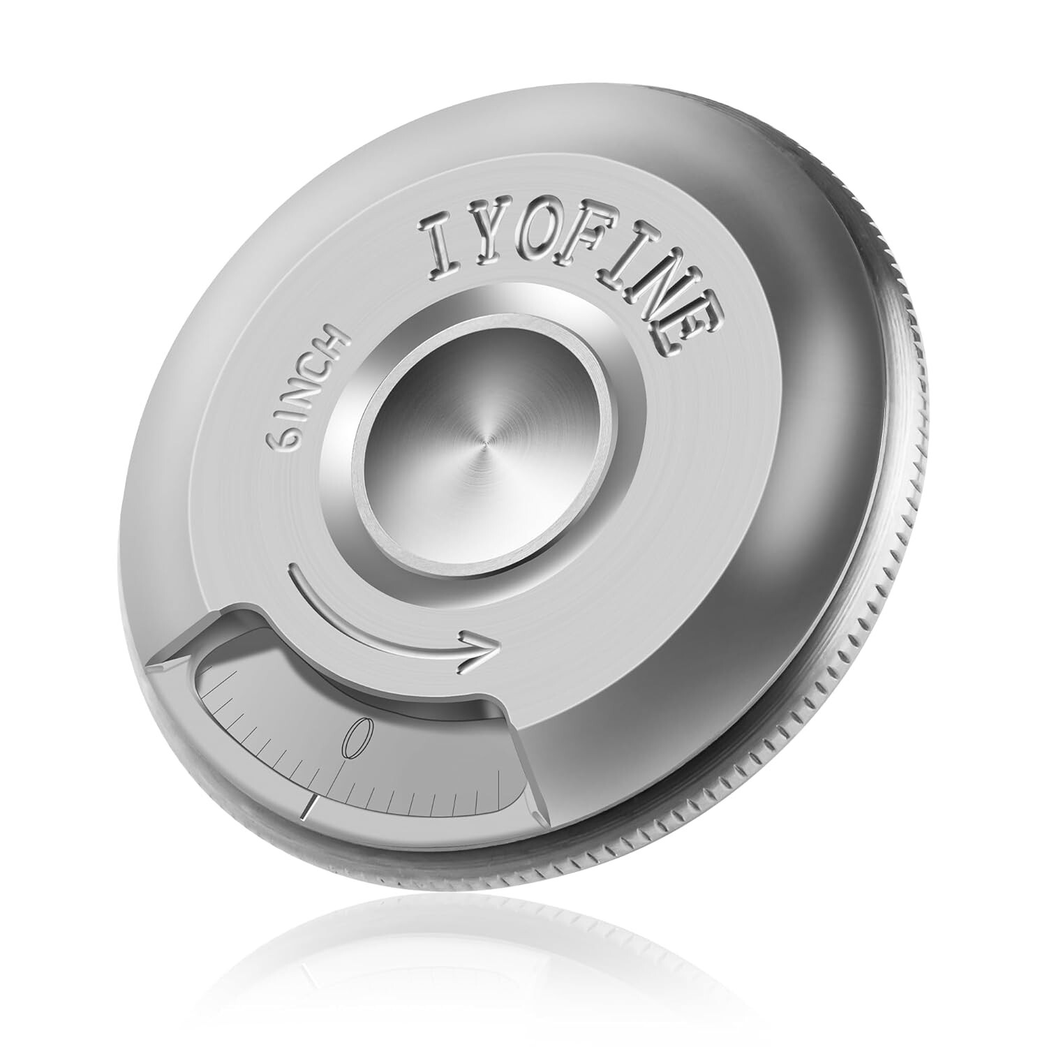 Fidget Spinners Measure Tape 6" Circle Pop Adults Titanium Curve Stress ...