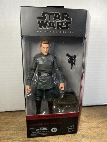 Hasbro VICE ADMIRAL RAMPART Star Wars Black Series 2021 BAD BATCH 08 ...