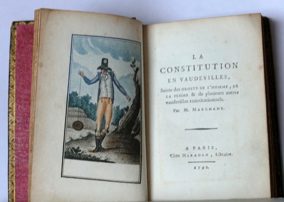 GRAVURE. LA CONSTITUTION EN VAUDEVILLE. 1792 | eBay