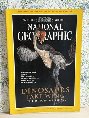 National Geographic Magazine – July 1998 – Dinosaurs Take Wing | eBay