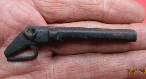 POST MEDIEVAL CHARLES I PERIOD 17TH CENTURY BRONZE REAL TOY PETRONEL ...