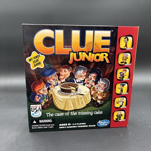 CLUE JR. THE CASE OF THE MISSING CAKE BOARD GAME MY FIRST CLUE GAME ...