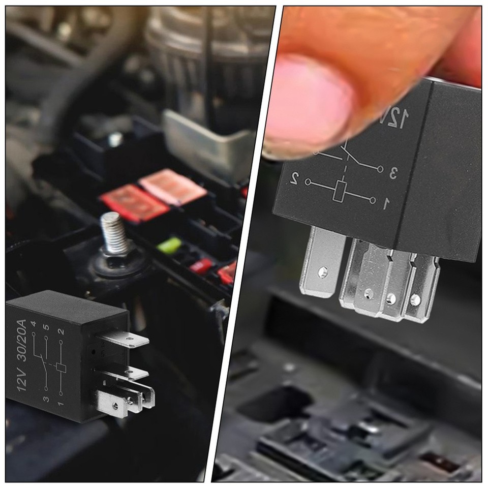 5 Pcs Automotive Relay Starter Electronic Automobile Relays Car Motor ...